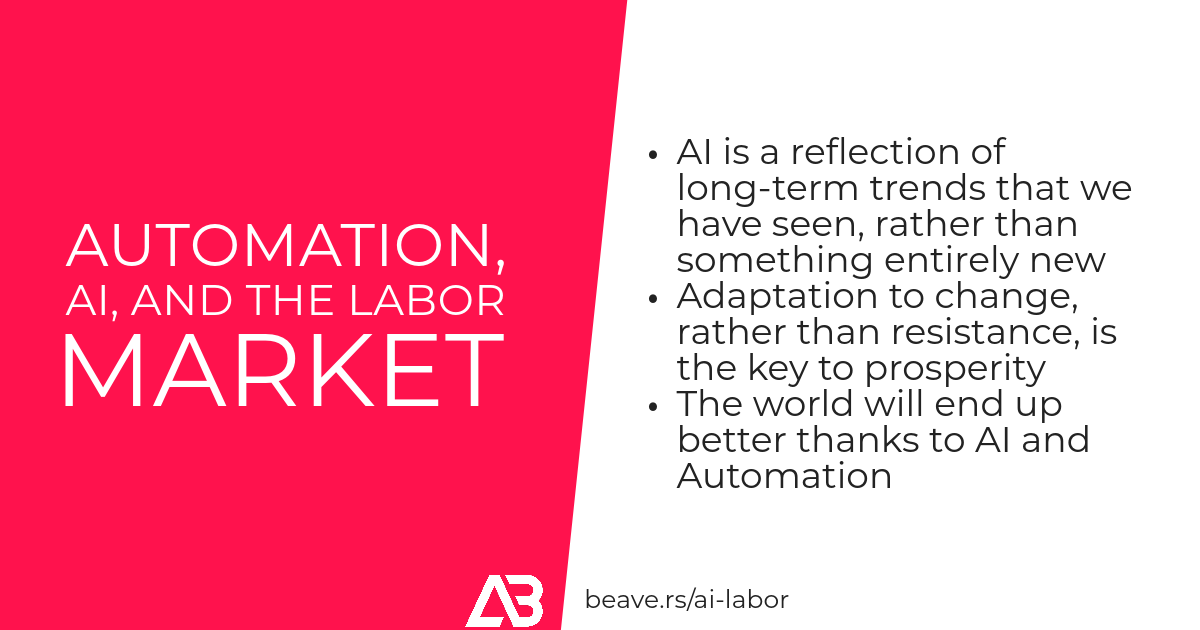 Automation, AI, and the Labor Market